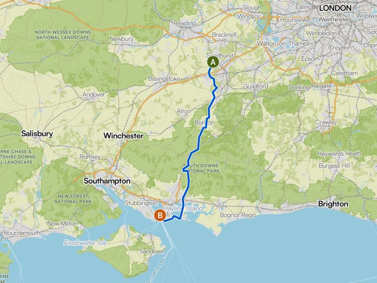 Shipwrights Way | mountain bike ride | Komoot